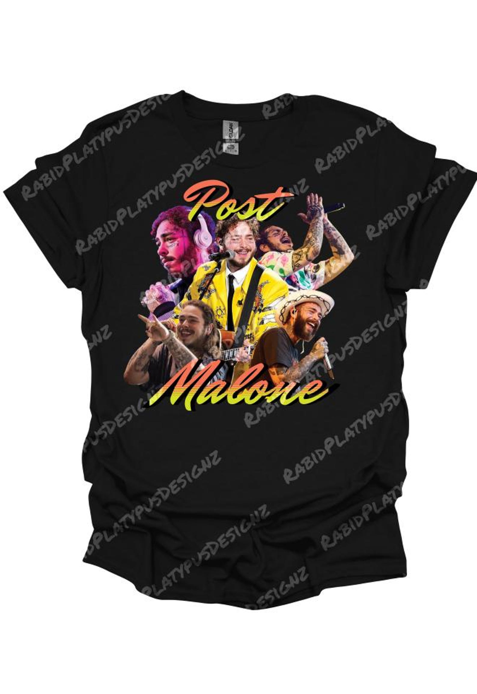 Post Malone Digital File | PNG for T-shirts, Sublimation, Heat Transfer ...