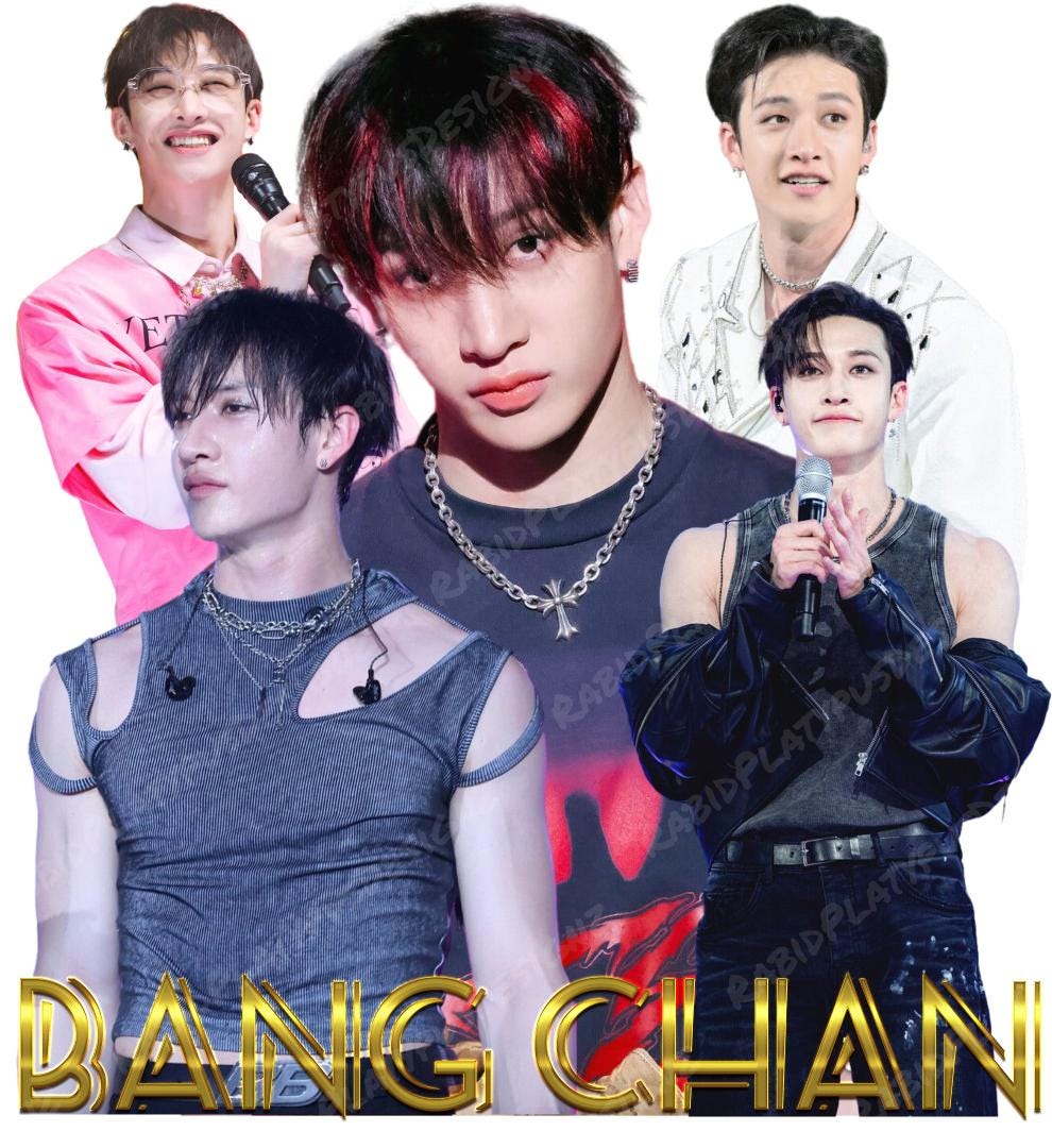 Stray Kids Bang Chan PNG | Printable Fan Art | Instant Download - Etsy