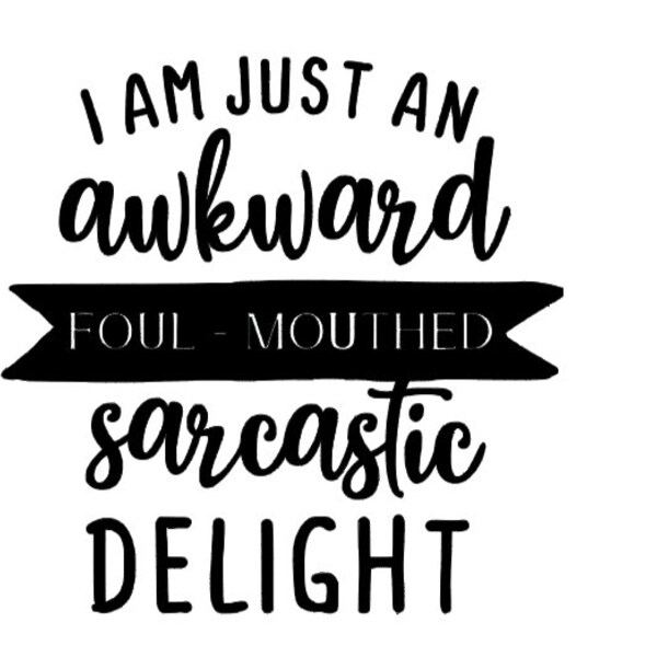 Awkward Sticker - Etsy