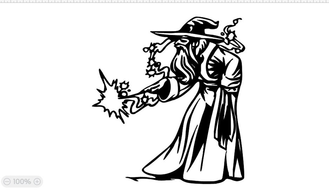 Wizard Decal, Wizard Sticker, Wizard Gift, Car Decal, Laptop Decal, Car ...