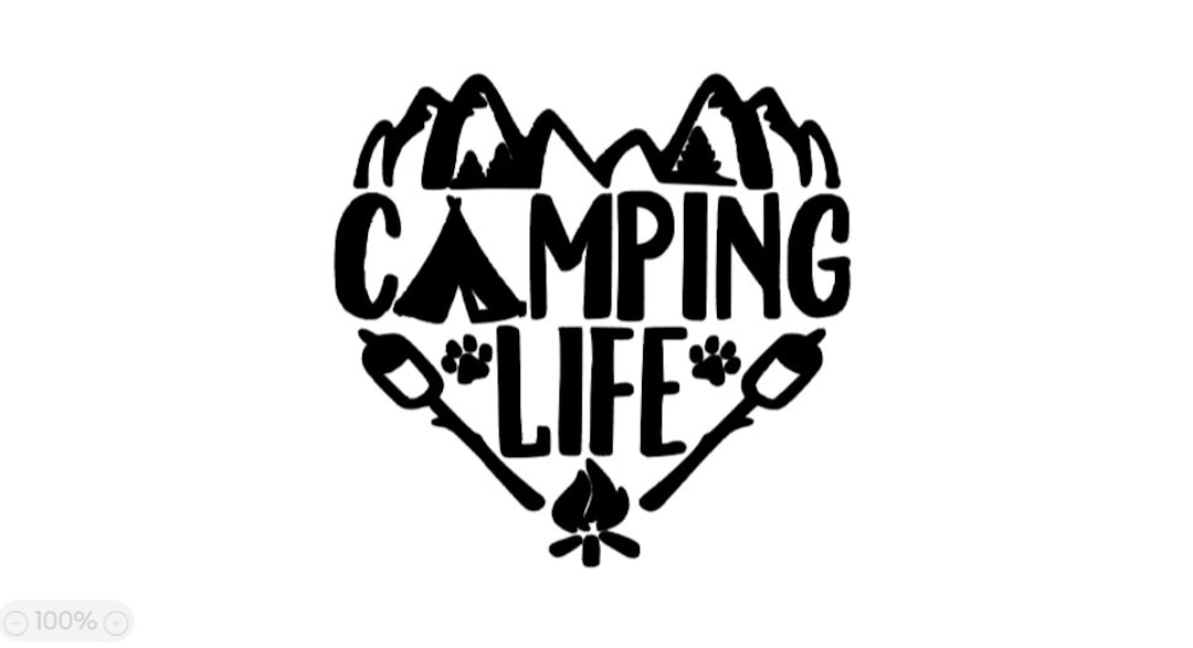 Camping Life Heart Vinyl Decal, Adventure Car Decal - Etsy