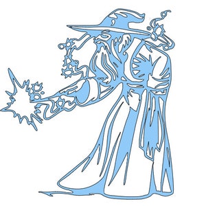 Wizard Decal, Wizard Sticker, Wizard Gift, Car Decal, Laptop Decal, Car ...