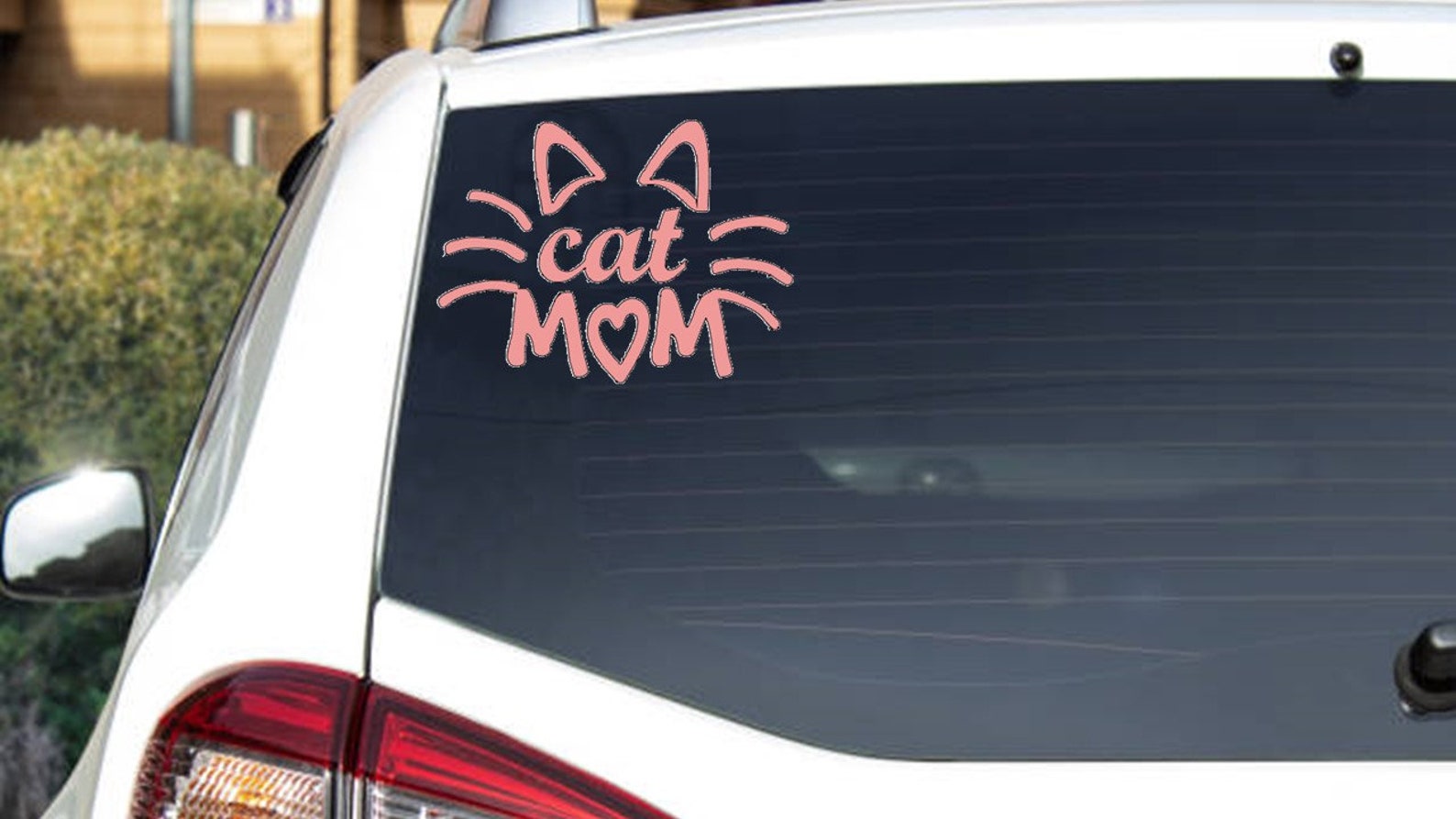 Cat Mom Vinyl Decal Sticker, Waterproof Car or Laptop Decal - Etsy