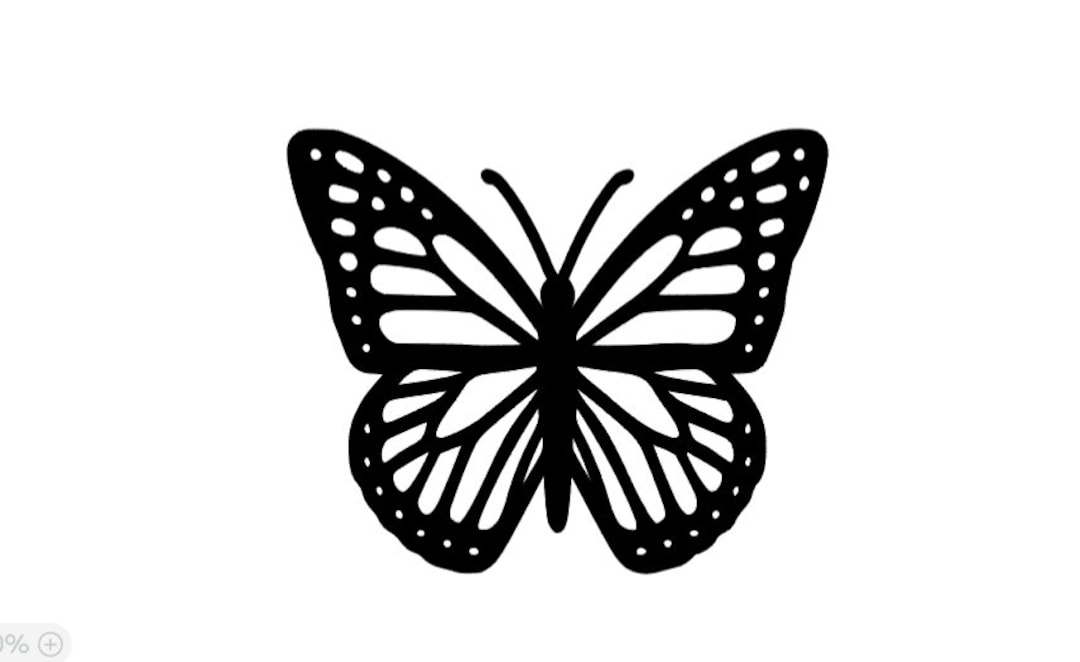 Simple Butterfly, Sticker, Vinyl Decal, Cars, Tumblers, Cups, Laptops ...