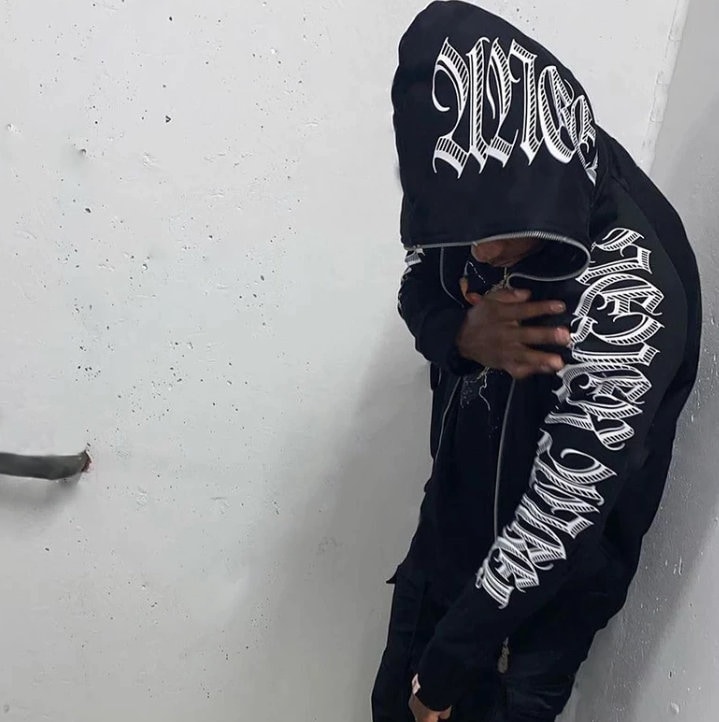 Y2k Letter Printed Zip Up Hoodie Etsy Finland