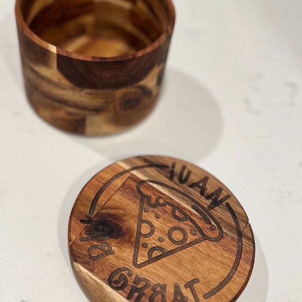 Wooden Pizza Box - Etsy