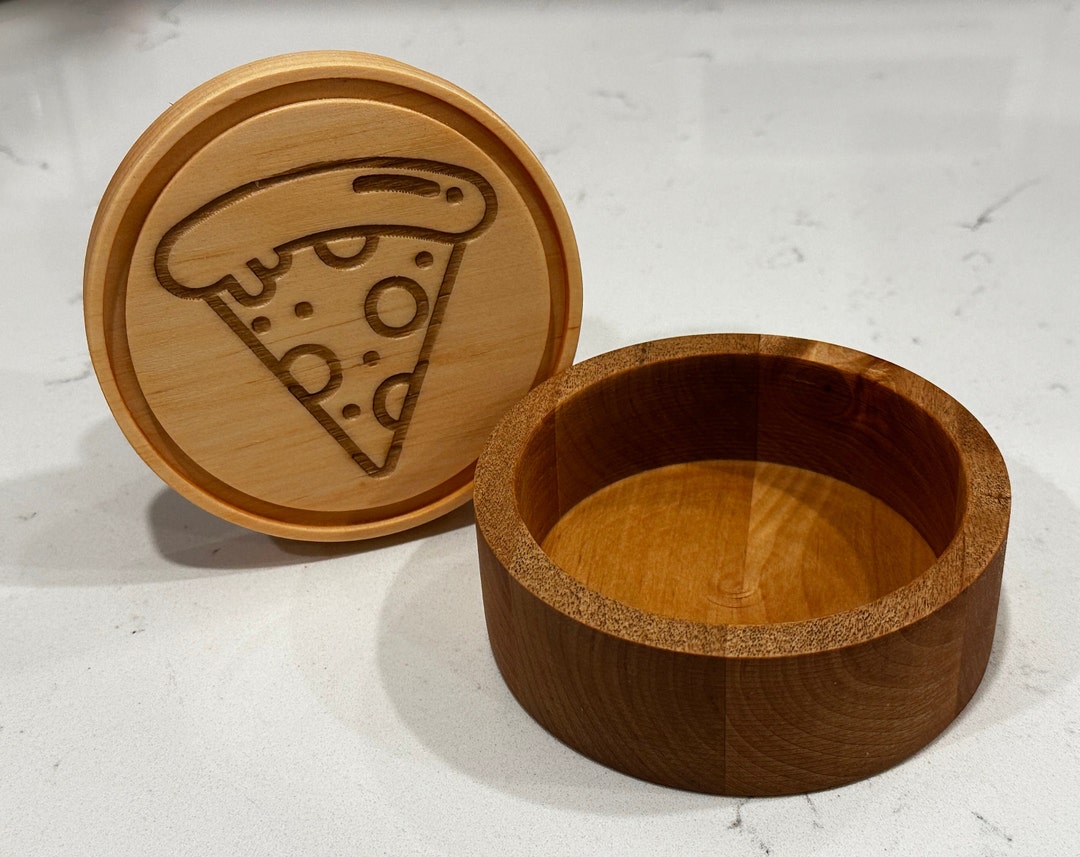 Custom Wood Pizza Jewelry Box - Great for Pizza Lovers Gifts - Etsy