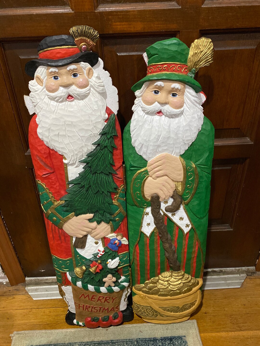 Christmas Santa’s Holiday Folding Decor - Etsy