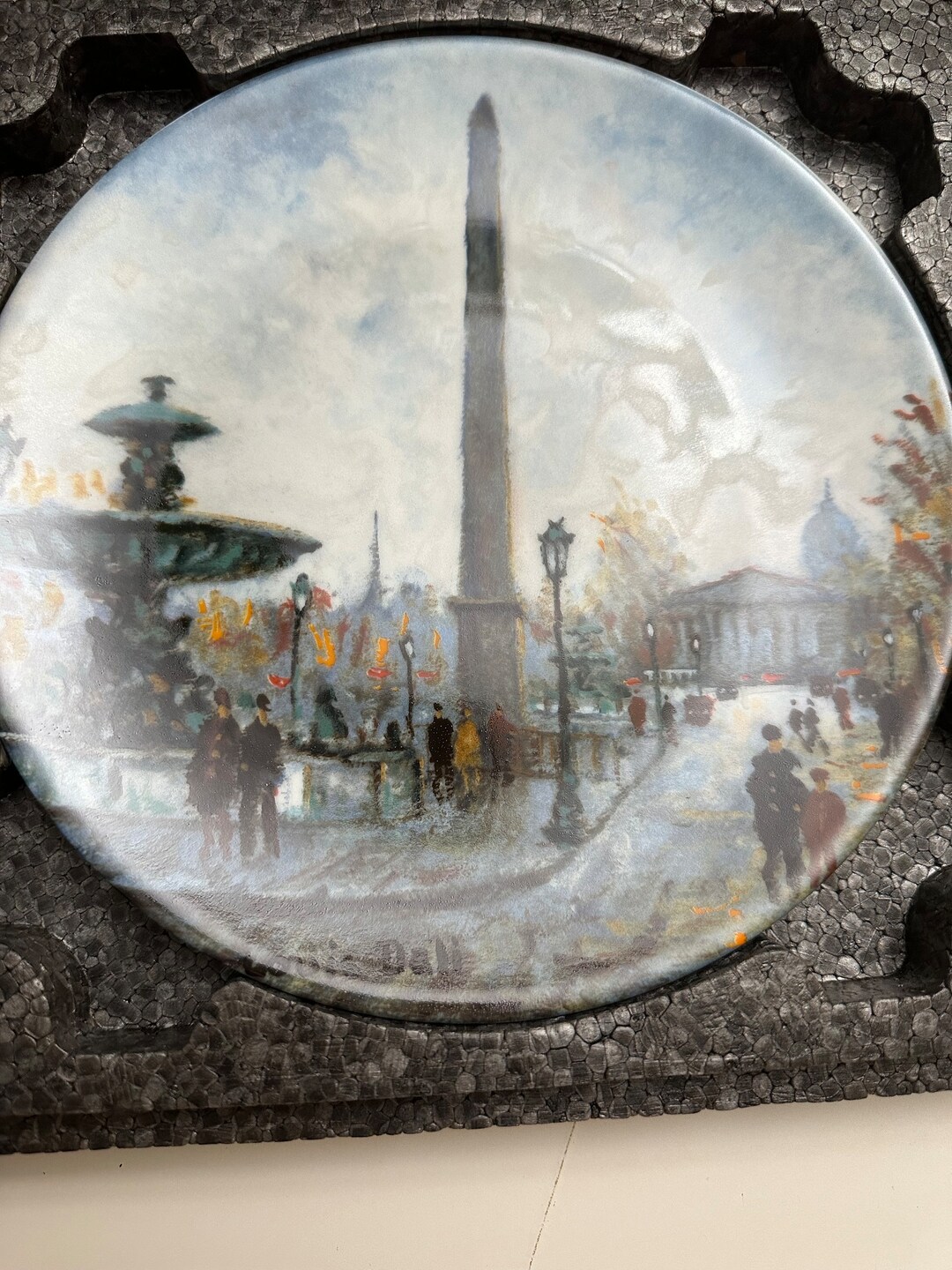 Vintage Collectible Plate - La Place De La Concorde - Etsy