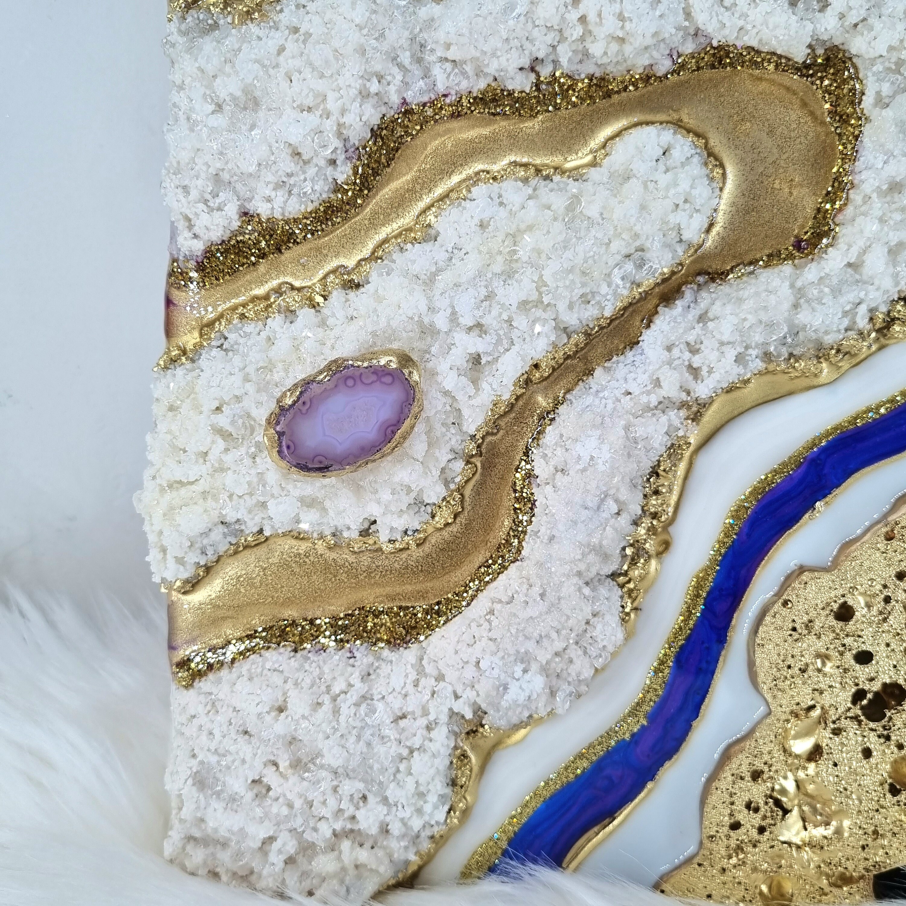 Wall Decor Agate Geode Wall Decorresin Geode Wall Art - Etsy