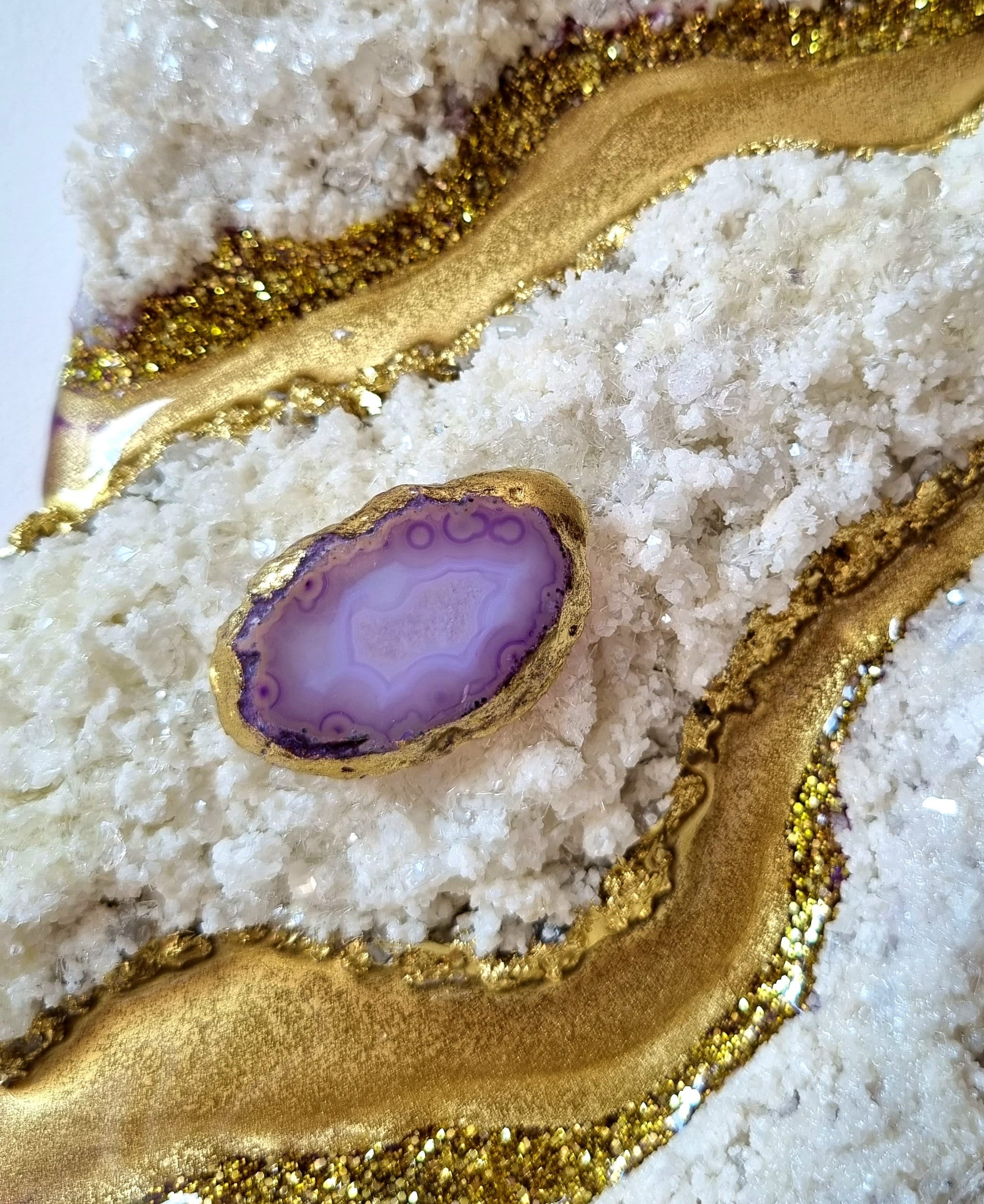 Wall Decor Agate Geode Wall Decorresin Geode Wall Art - Etsy