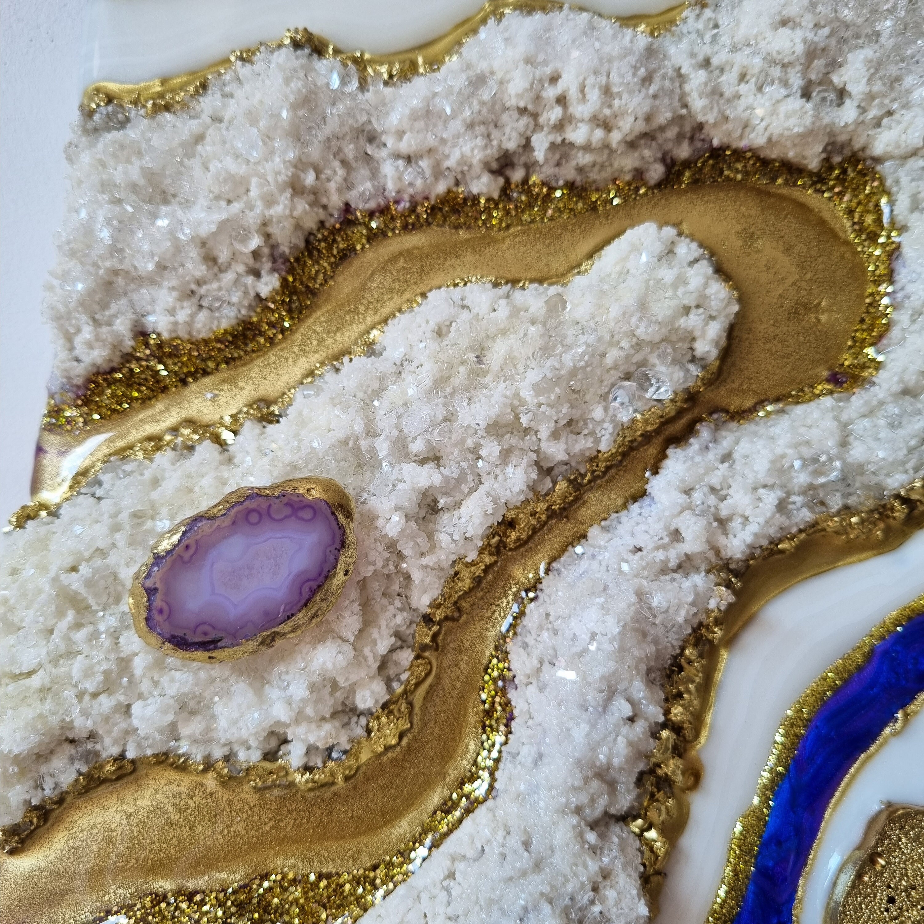 Wall Decor Agate Geode Wall Decorresin Geode Wall Art - Etsy