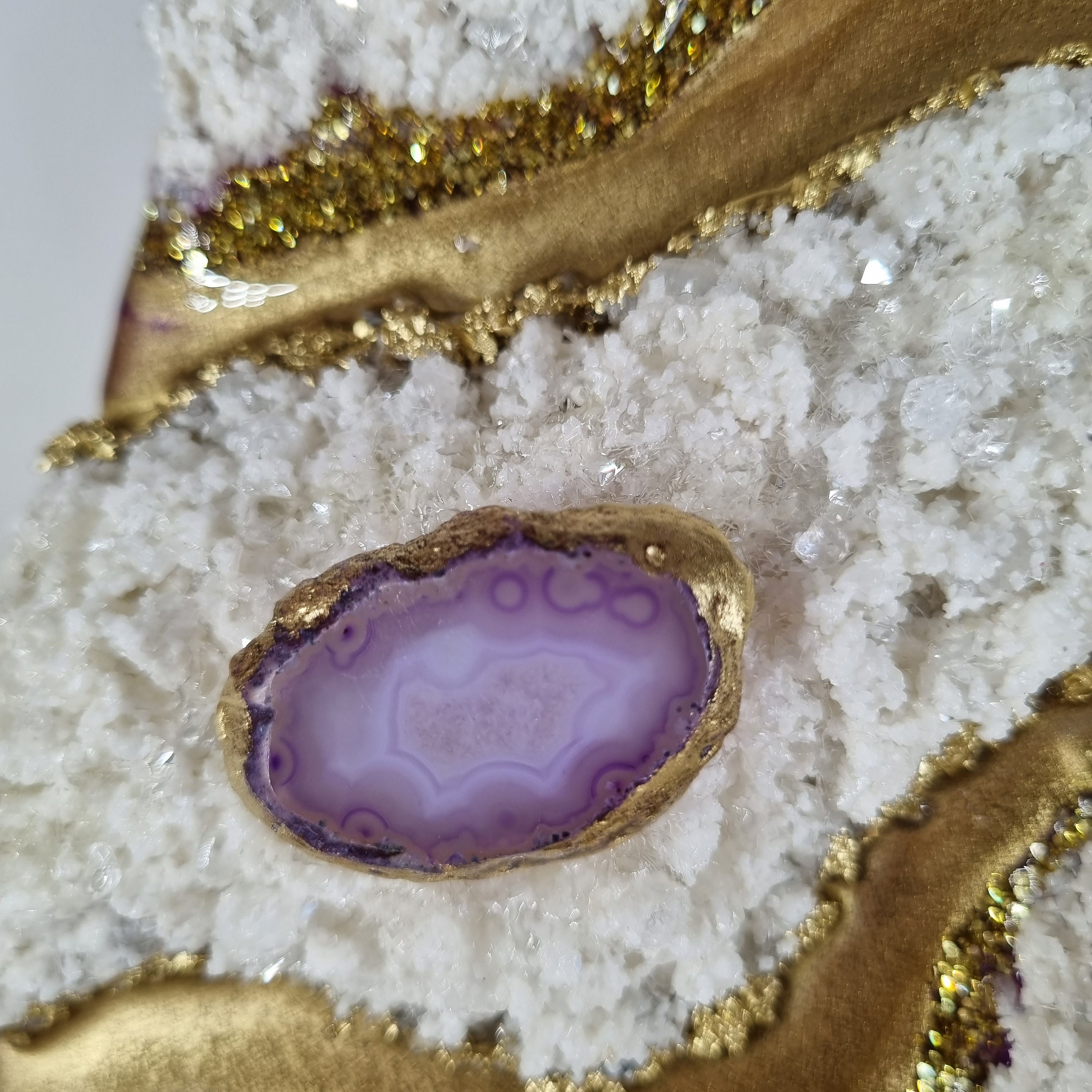 Wall Decor Agate Geode Wall Decorresin Geode Wall Art - Etsy