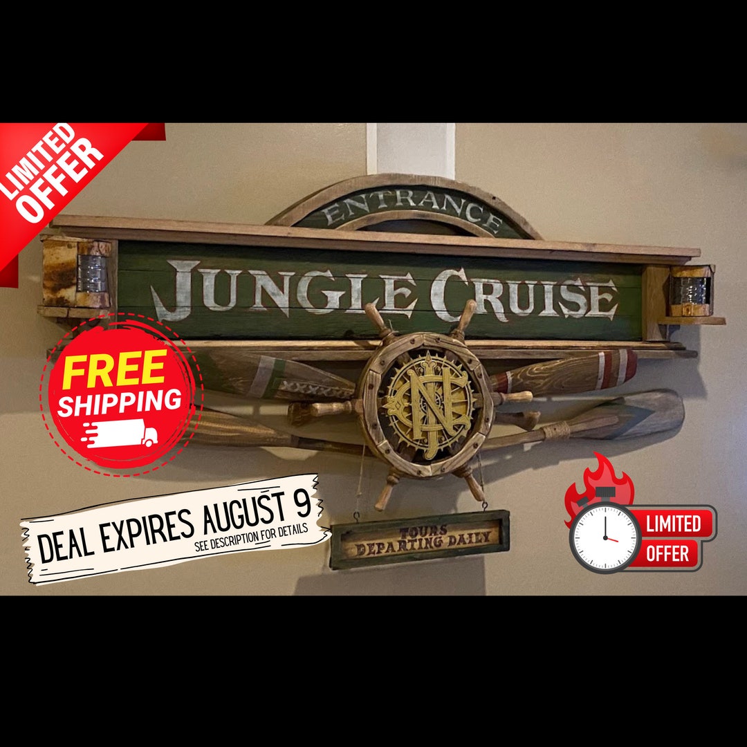 Jungle Cruise Sign - Etsy
