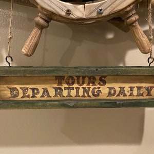 Jungle Cruise Sign - Etsy