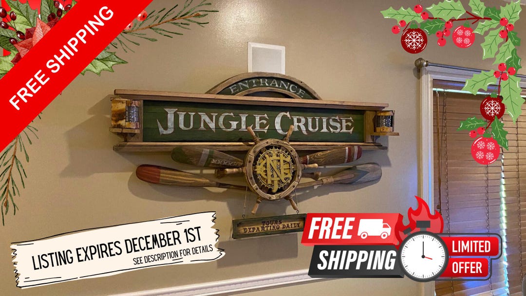 Jungle Cruise Sign - Etsy
