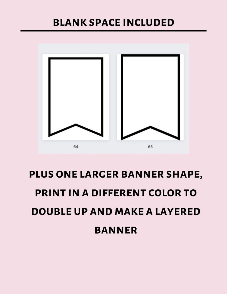 Printable PDF BANNER Printable Alphabet Letter Banner | Etsy