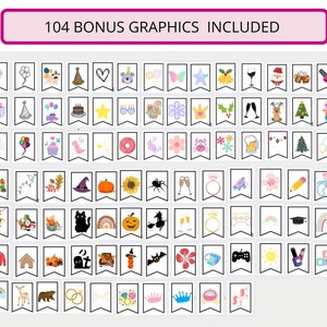 Custom Printable PDF BANNER, Printable Alphabet Letter Banner ...