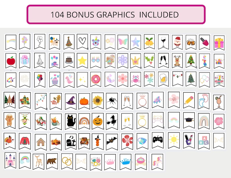 Custom Printable PDF BANNER Printable Alphabet Letter Banner - Etsy