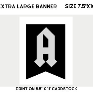DIY Banner, Printable PDF, Rock and Roll Banner, Born to Rock, One ...