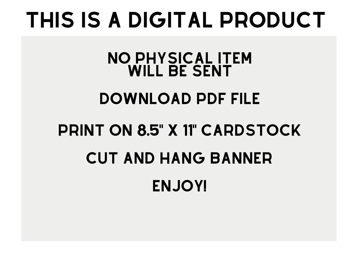 DIY Printable PDF BANNER Alphabet Letter Banner Printable - Etsy