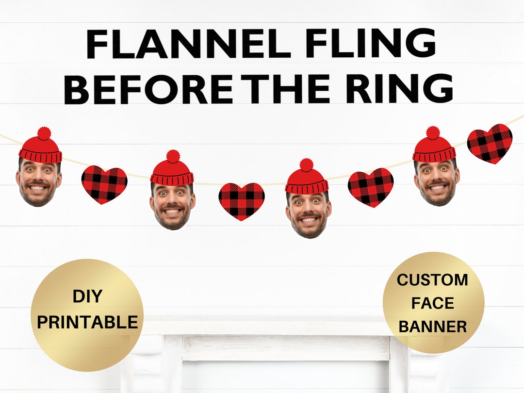 Custom Flannel Fling Bachelorette Banner Plaid Bachelorette Banner ...