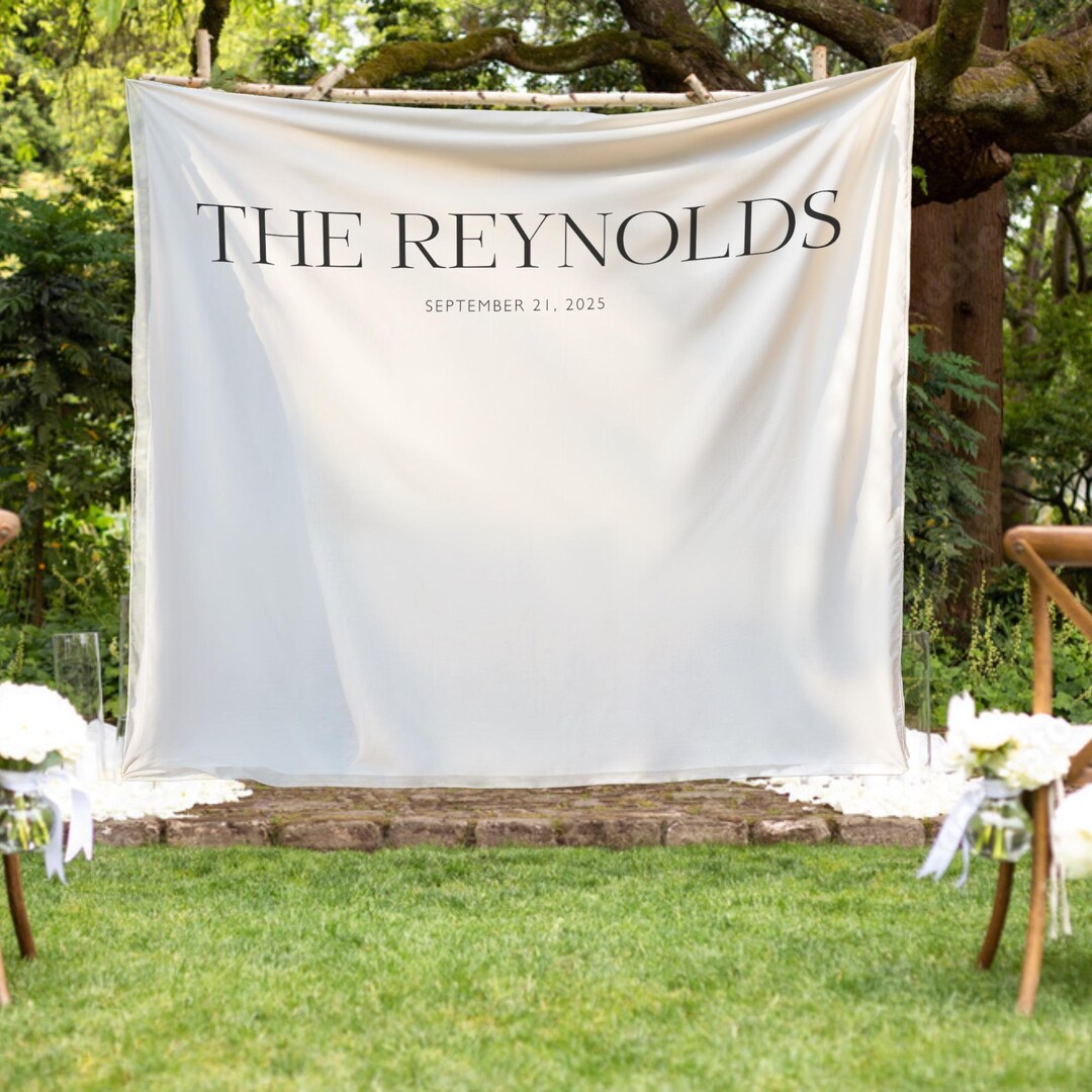 Fabric Wedding Sign Personalised Wedding Welcome Sign Fabric Sign ...