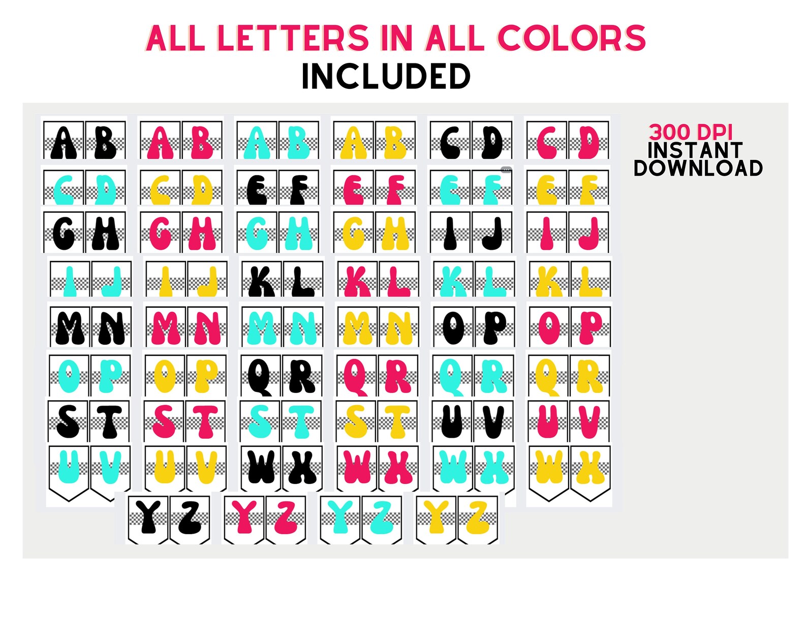 Retro Custom Banner Printable PDF BANNER Birthday Banner - Etsy