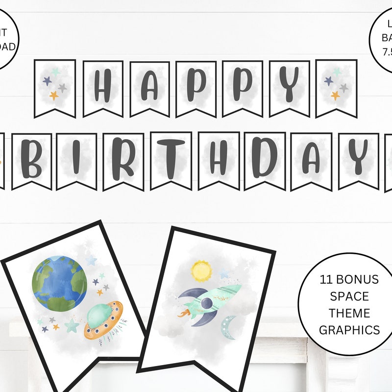 Planet Banner - Etsy