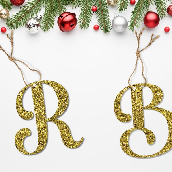 Letter Ornament - Etsy