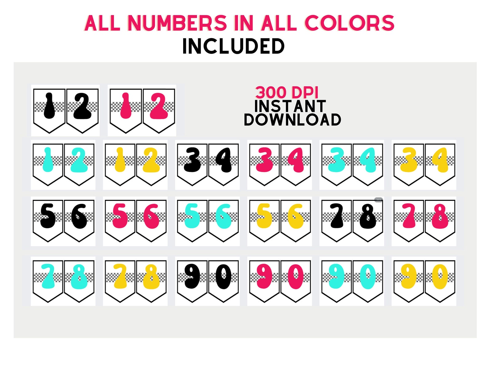 Retro Custom Banner Printable PDF BANNER Birthday Banner - Etsy