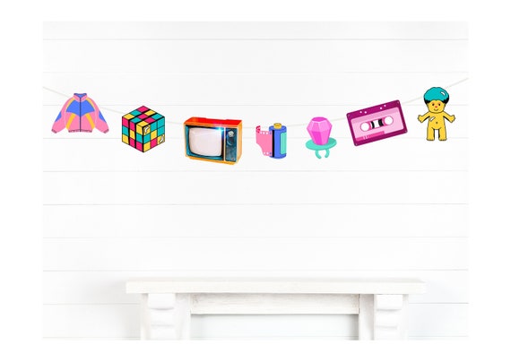 80s Party Banner 80s Party Decorations 80s Party Decor 80s - Etsy