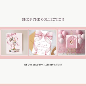 Pink Bow Welcome Sign 1st Birthday Girls Just Wanna Be One Decor Pink ...