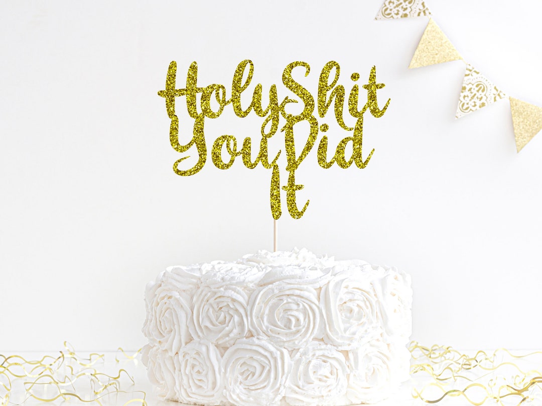 Custom Graduation Cake Toppers, Congrats Grad 2023, Happy Graduation ...