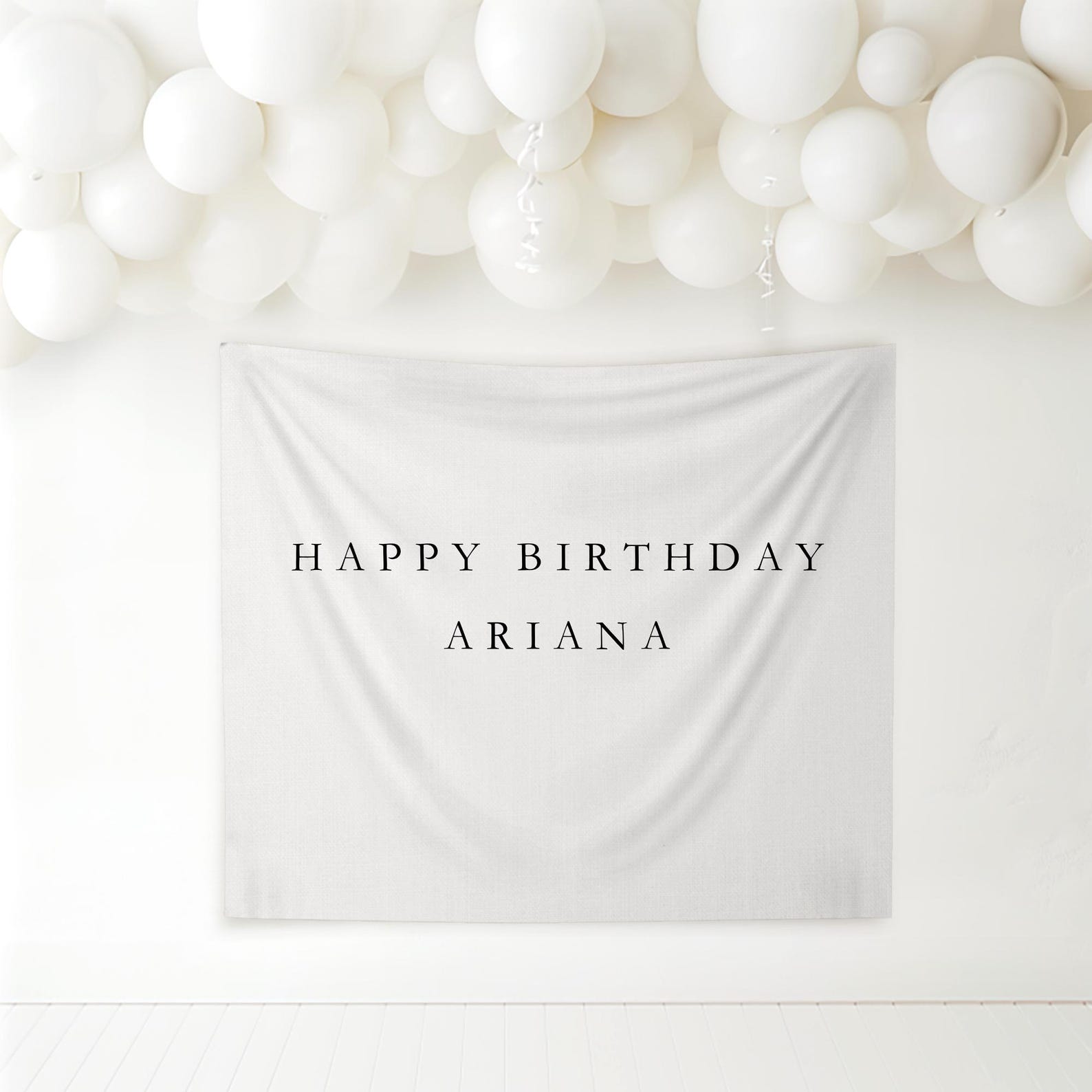 Personalized Birthday Name Flag Custom Birthday Banner Fabric Sign ...