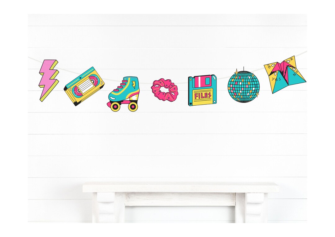 80s Party Banner, 80s Party Decorations, 80s Party Decor , 80s Party ...
