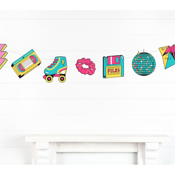 80s Party Banner - Etsy