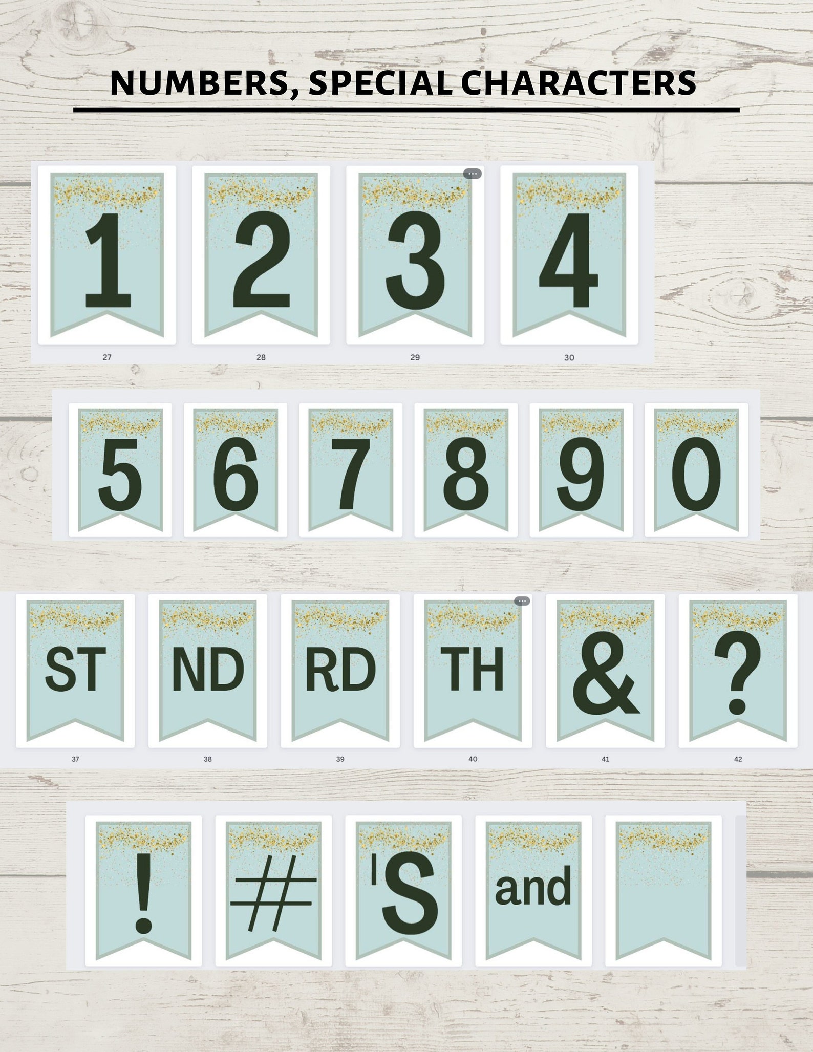 Printable PDF BANNER Printable Alphabet Letter Banner - Etsy UK