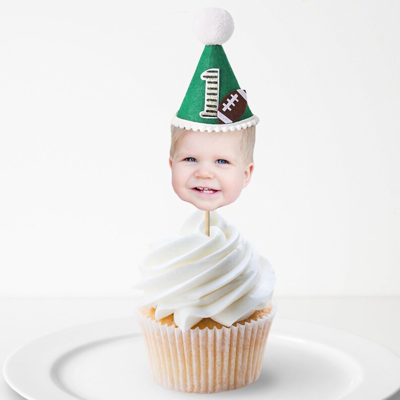 Custom Personalized Cupcake Photo Toppers Digital File Face Topper ...