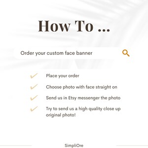 Personalized Birthday Banner Custom Face Photo Banner Custom - Etsy