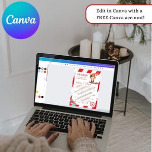 EDITABLE Elf Welcome Letter Elf Arrival Letter I'm Back Elf Letter Elf ...