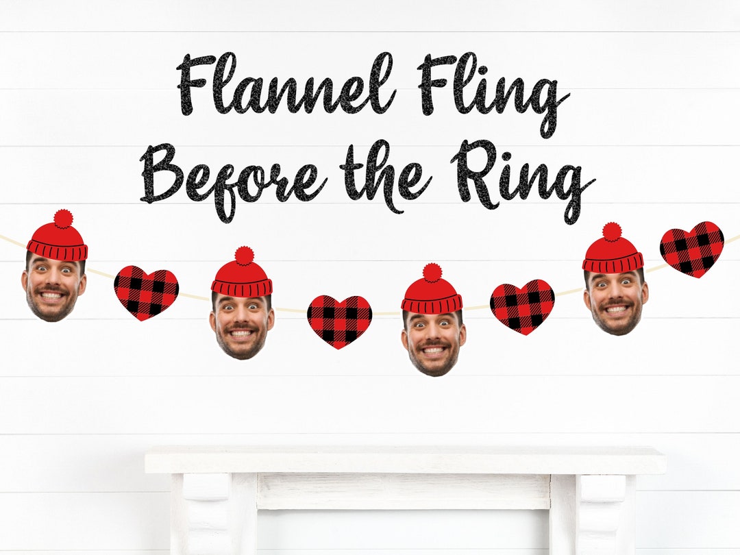 Flannel Fling Bachelorette Banner Plaid Bachelorette Banner Flannel ...