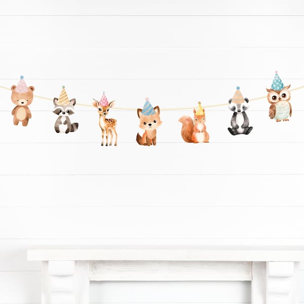 Woodland Forest Party Decor - Etsy