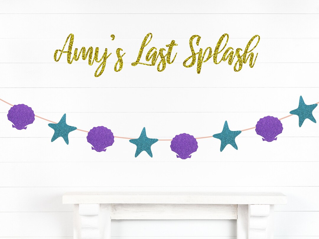Last Splash Bachelorette Decorations Mermaid Bachelorette - Etsy
