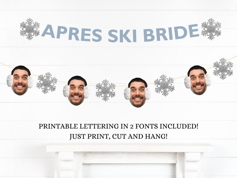 Apres Ski Bachelorette Party Banner, Snow in Love Party Banner, Winter ...