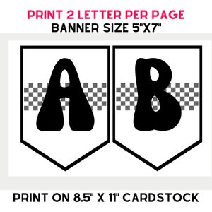 Retro Custom Banner, Printable PDF BANNER, Birthday Banner, Printable ...