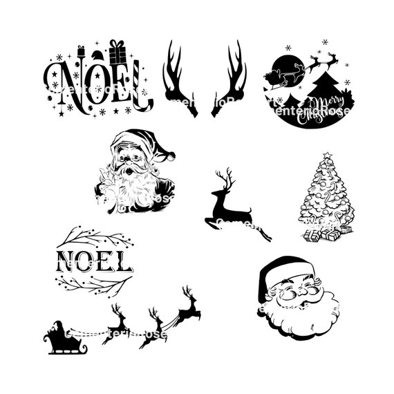 Noel SVG Nikolaus SVG Claus SVG Weihnachtssvg Digital | Etsy