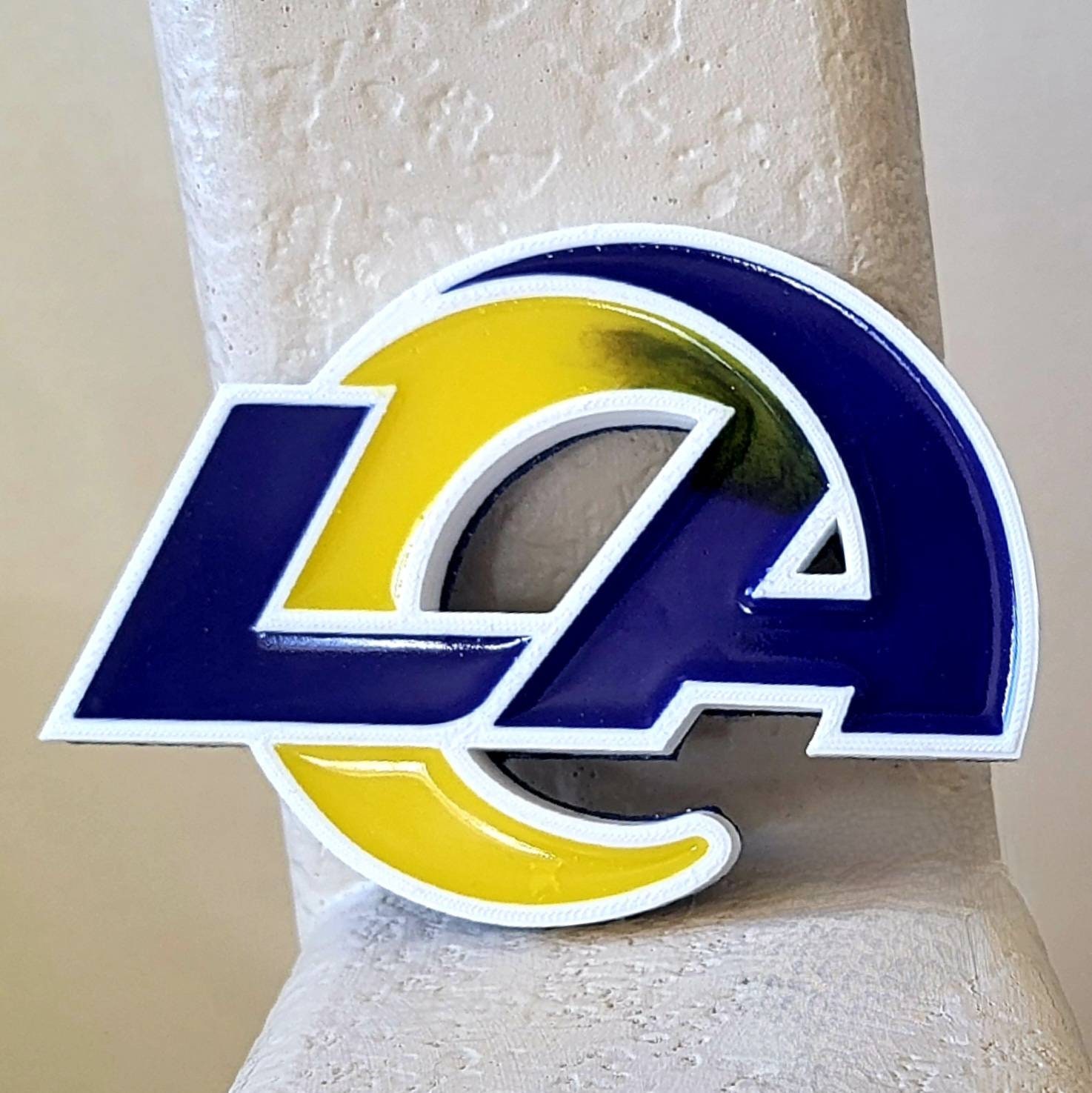 LA Rams Fan Logo - Etsy