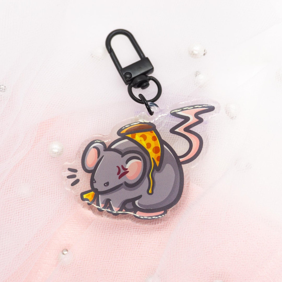 Cheezy Rats Keychain Rat Rat Mouse Cute Rats Little Mice Kawaii ...