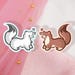 Cute Kawaii Weasel Sticker | Weasel Love | Laptop Stickers | Sticker ...